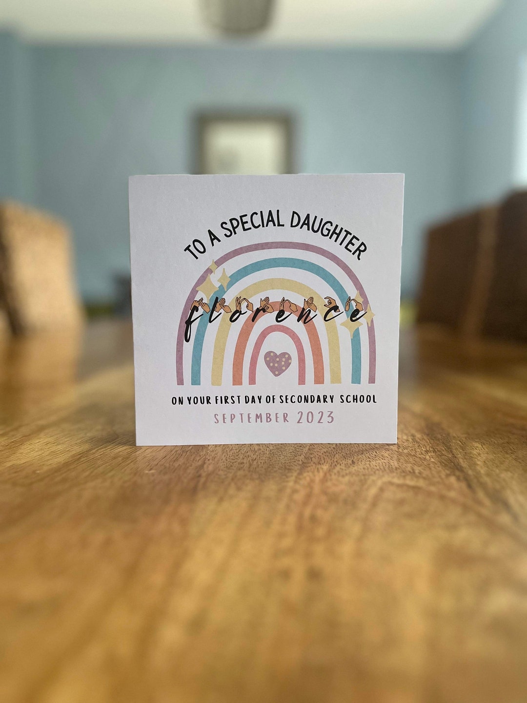 BSL Good Luck First Day of School, British Sign Language, BSL ...