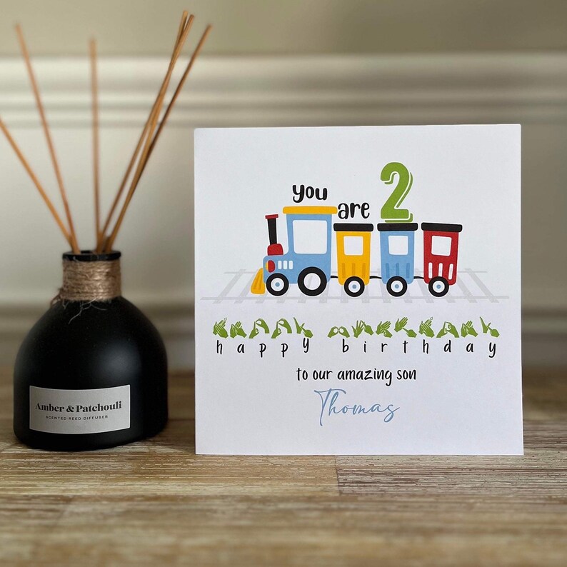 BSL Train Birthday Card: Fingerspelling, Deaf Awareness - Etsy