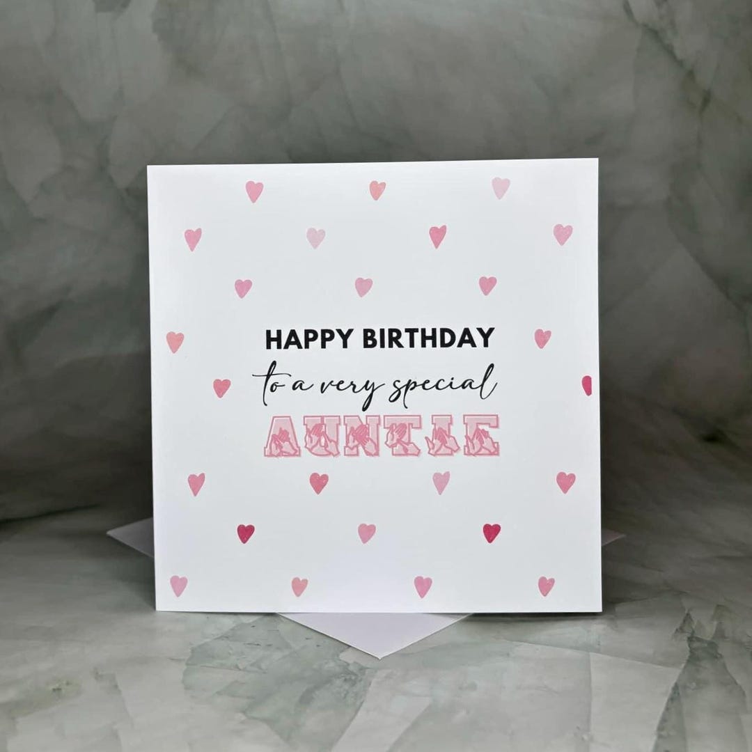 BSL Birthday Card, British Sign Language, BSL Fingerspelling ...