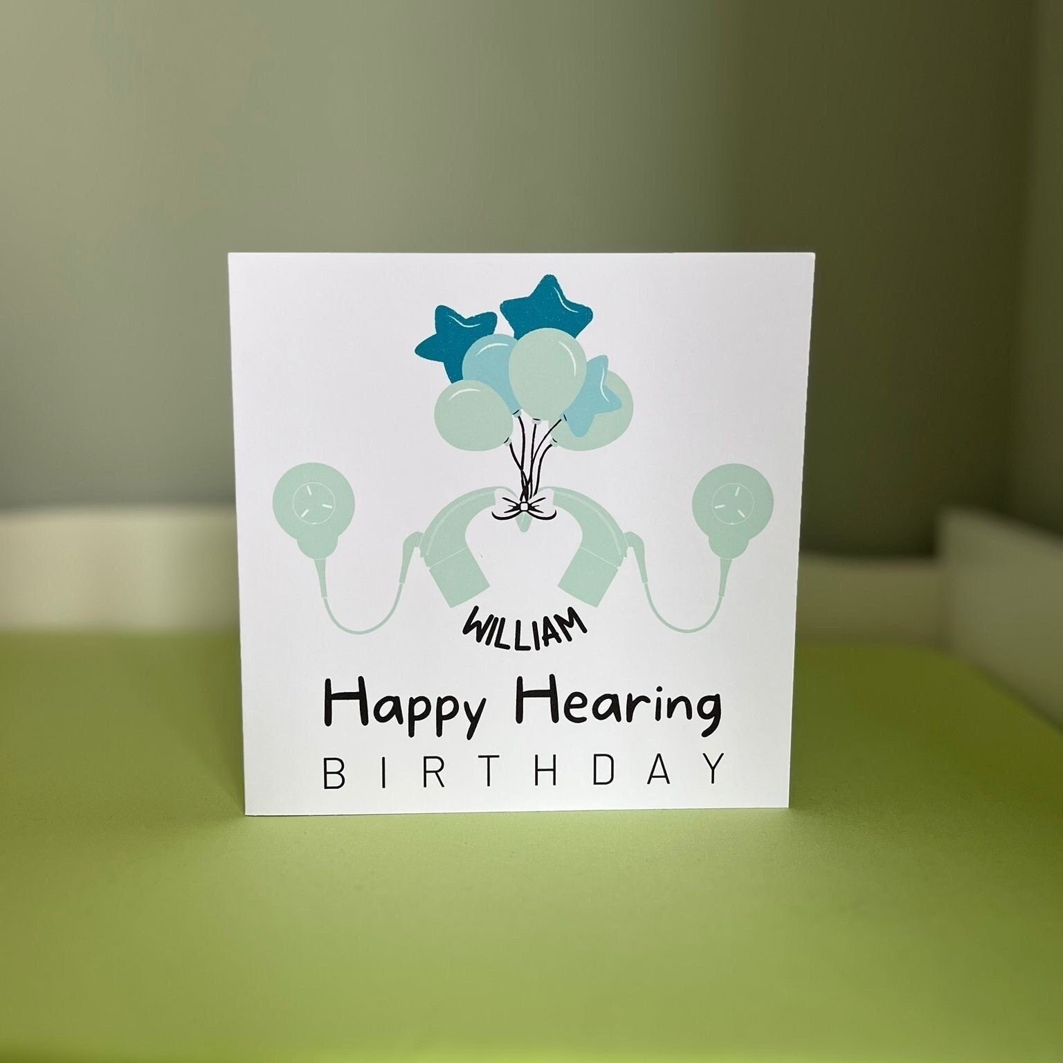Happy Hearing Birthday Card: Cochlear Implant & Hearing Aid - Etsy