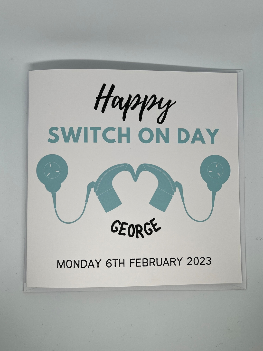 Switch on Day Card, Activation Day, Cochlear Implant, Hearing Loss, CI ...