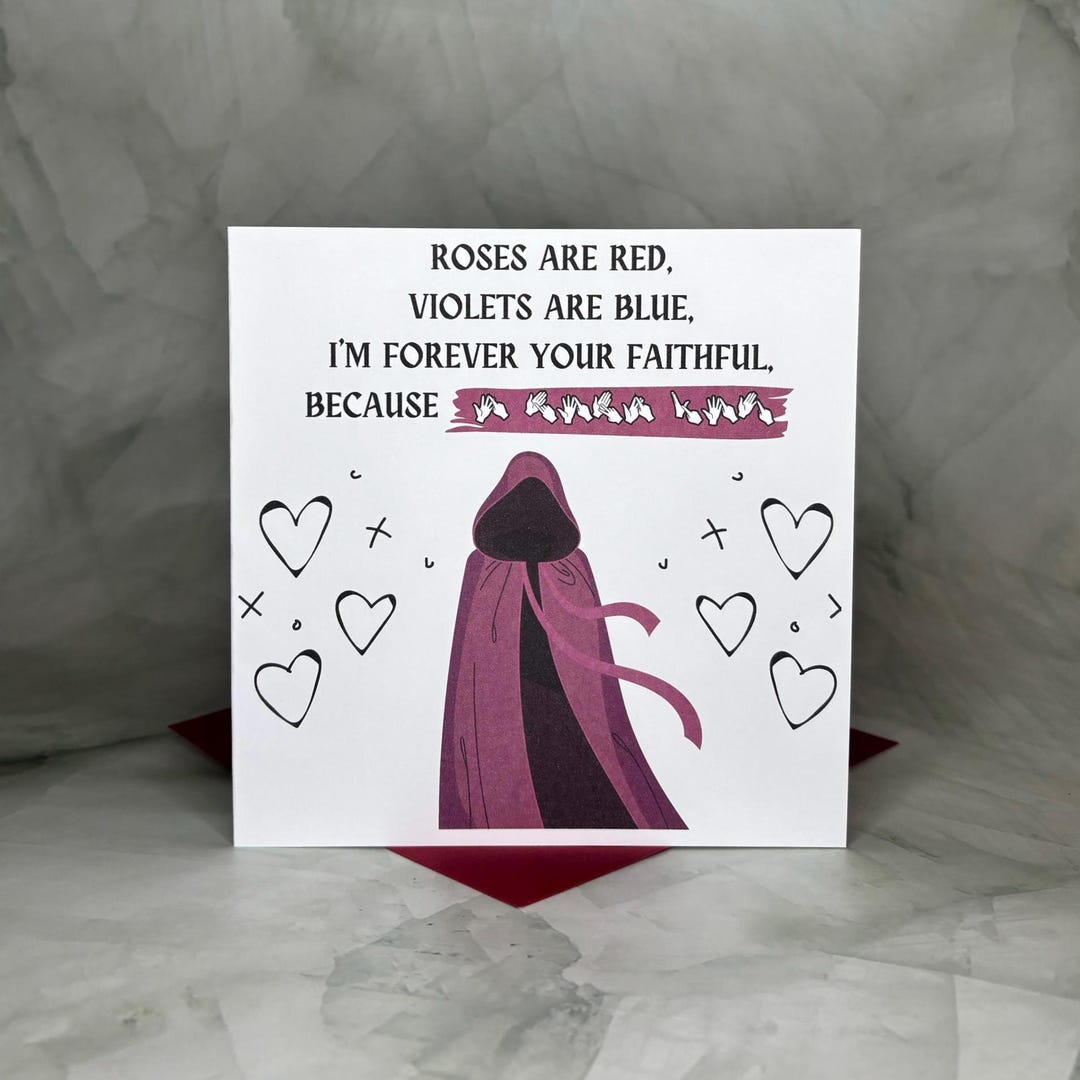 Valentines Day Card, BSL, British Sign Language, Deaf, Husband, Wife ...