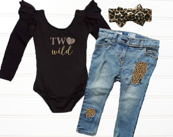 2nd Birthday Girl Two Wild Outfit | Etsy
