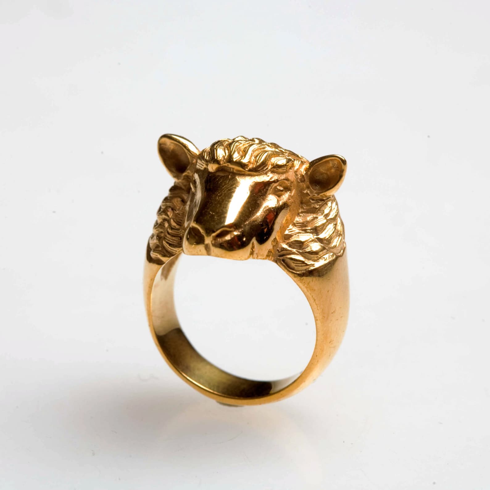 Goat Ring,sheep Ring, Animal Jewellery,animal Ring, Head Ring - Etsy