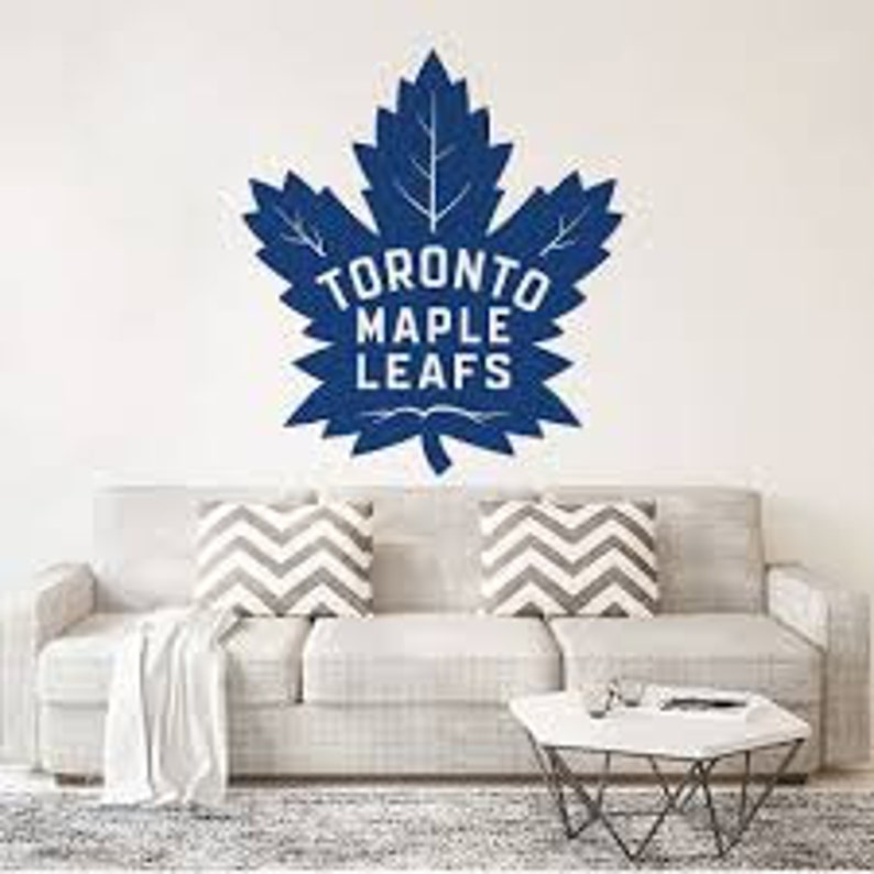 Toronto Maple Leafs Logo Wall Decal NHL Wall Decal sticker | Etsy