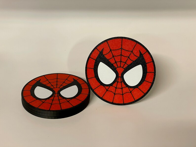Coasters Spider-man Inspired - Etsy