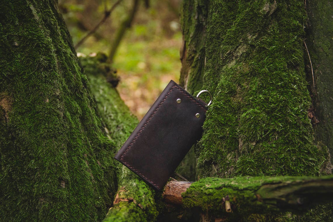 Leather Key Holder Leather Key Case Key Bag - Etsy