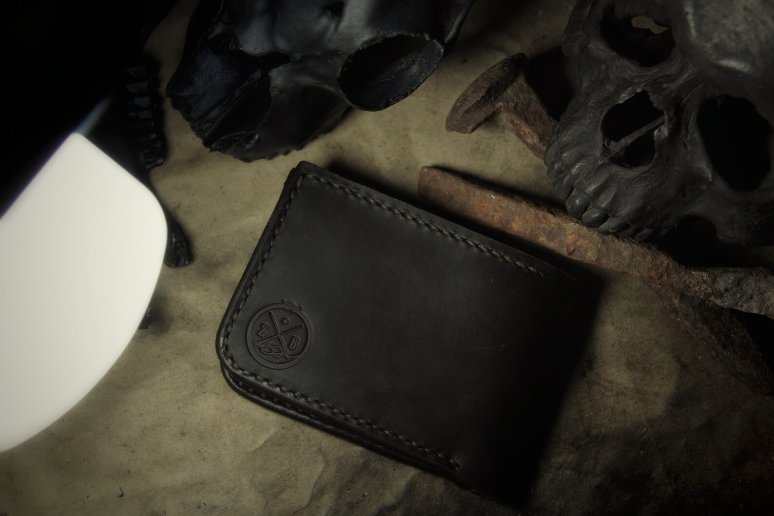 Leather Wallet evil with Permission From Evil - Etsy