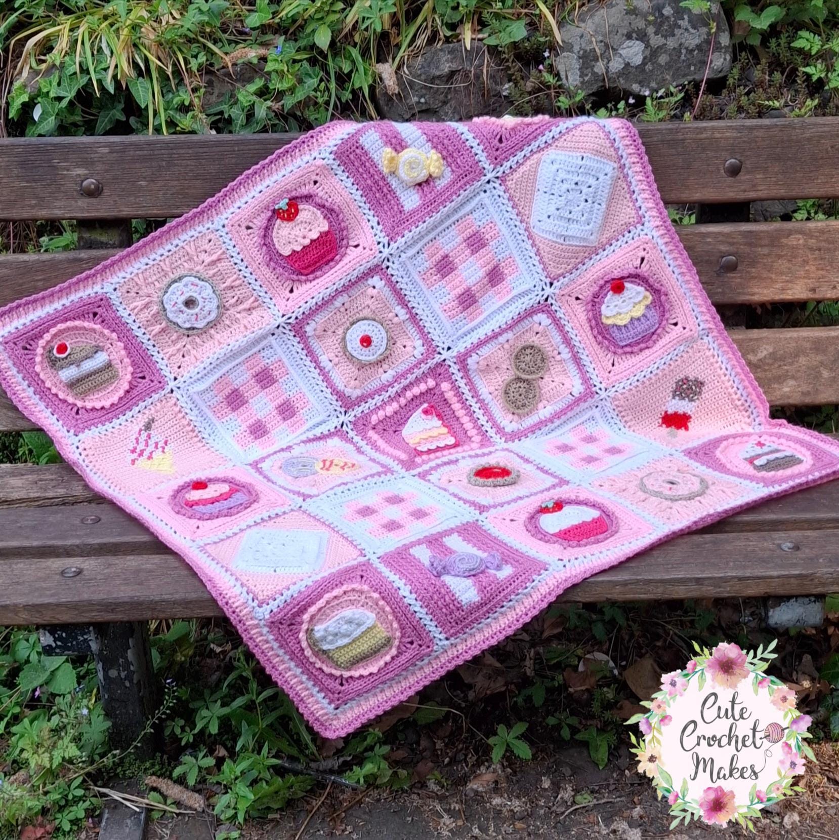Sweet Treats Crochet Blanket Pattern PDF. - Etsy