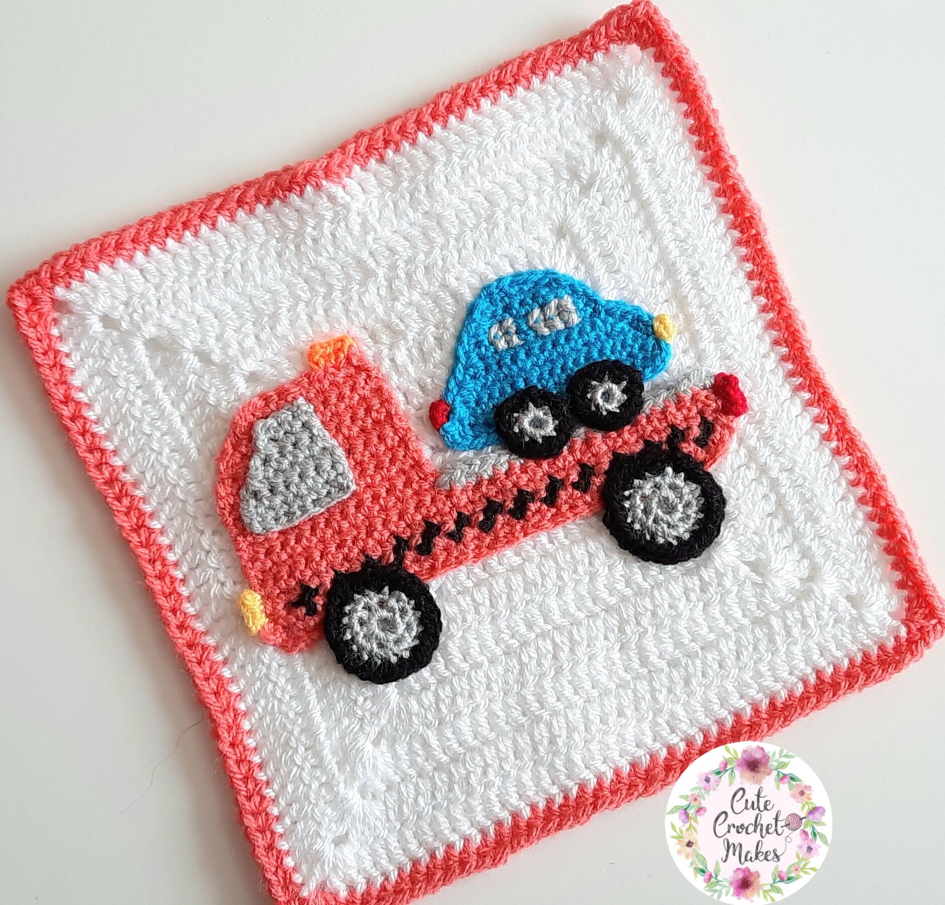 Recovery Truck Applique Crochet Pattern PDF INSTANT DOWNLOAD | Etsy