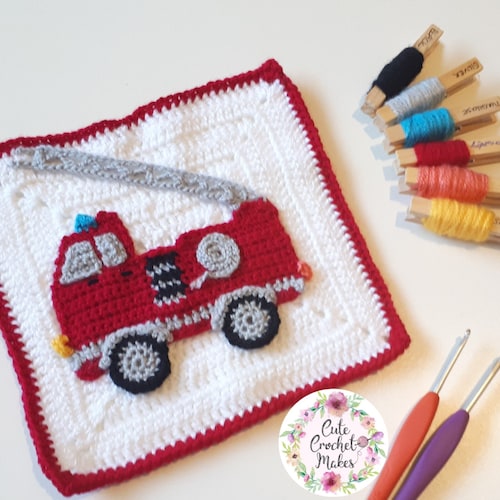 Recovery Truck Applique Crochet Pattern PDF INSTANT DOWNLOAD - Etsy