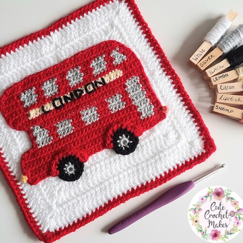 Recovery Truck Applique Crochet Pattern PDF INSTANT DOWNLOAD | Etsy