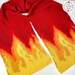 Crochet Inferno Scarf Pattern: Fire Element Intarsia (PDF Pattern) - Etsy
