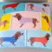 Dachshund Crochet Cushion Cover Pattern: Intarsia Sausage Dog (US Terms ...