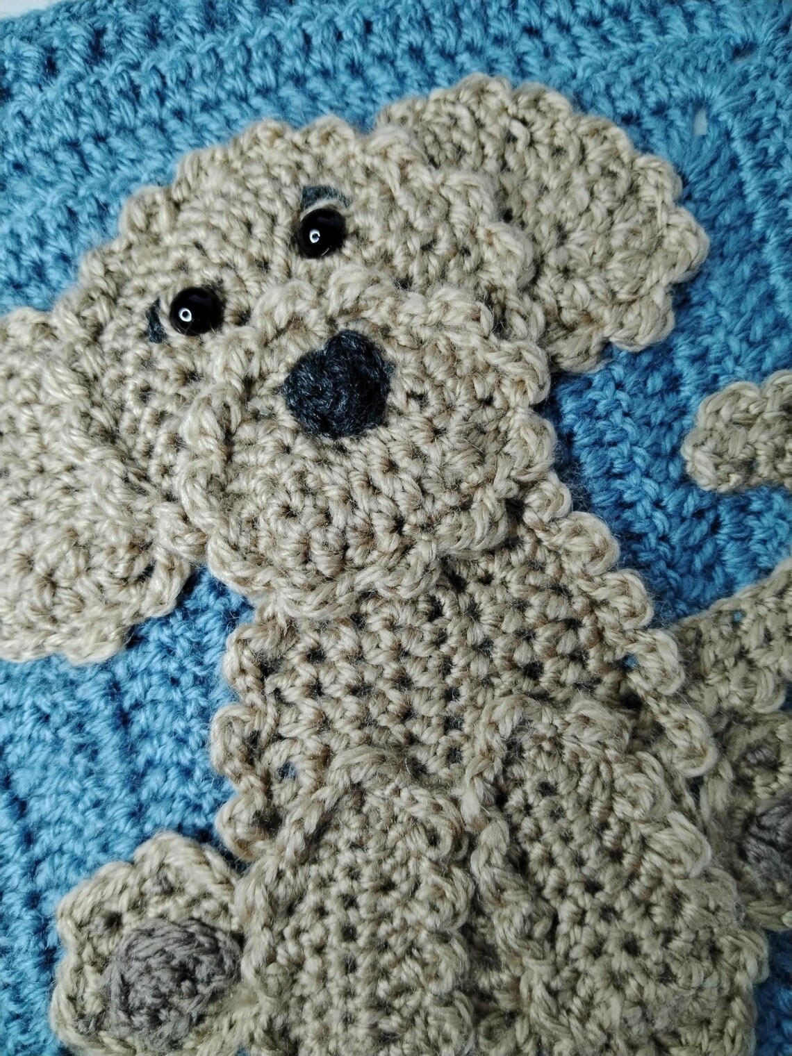 Crochet Labradoodle Applique Pattern PDF - Etsy