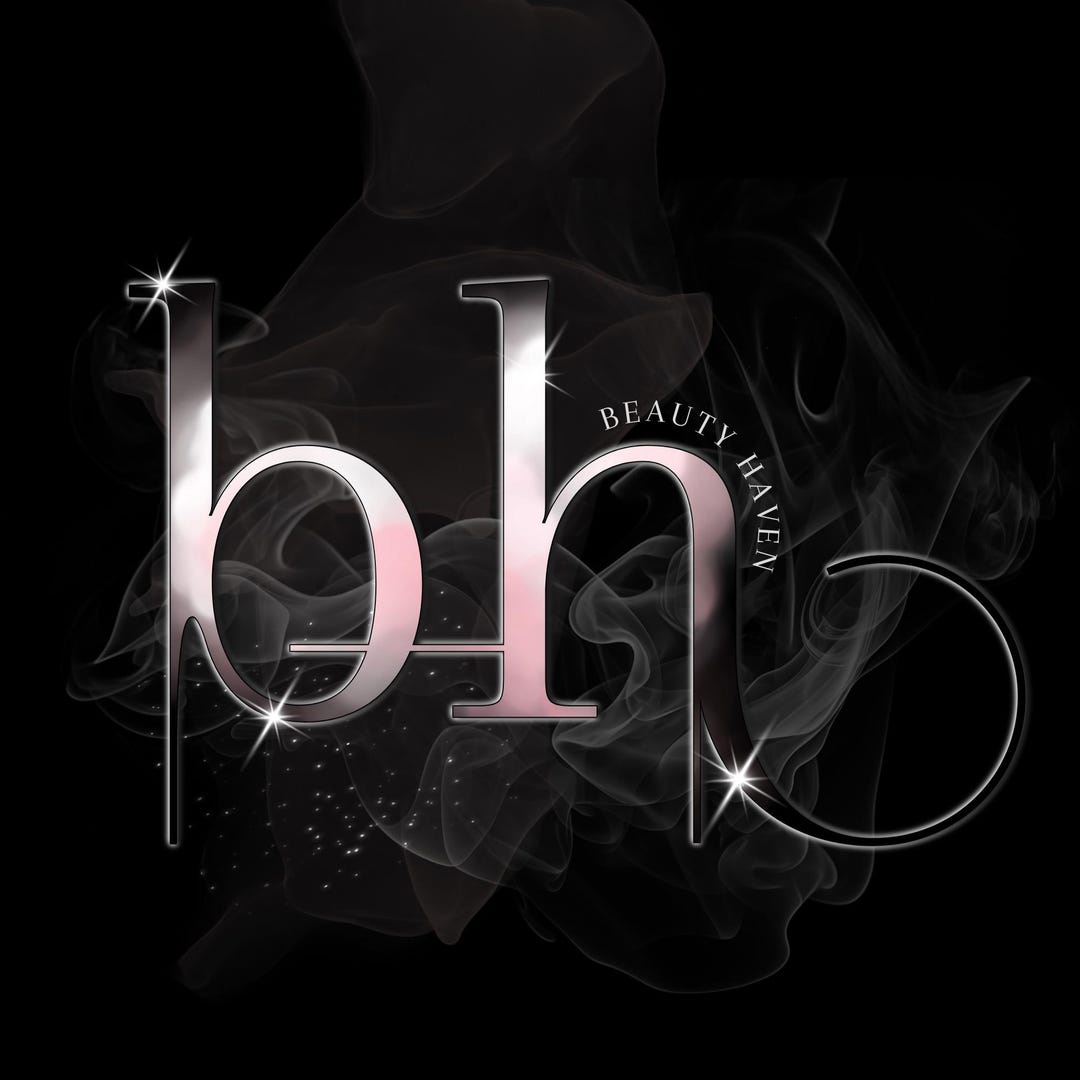 Luxury Editable Shiny Pink Custom Lowercase Initials Logo With Smoke ...