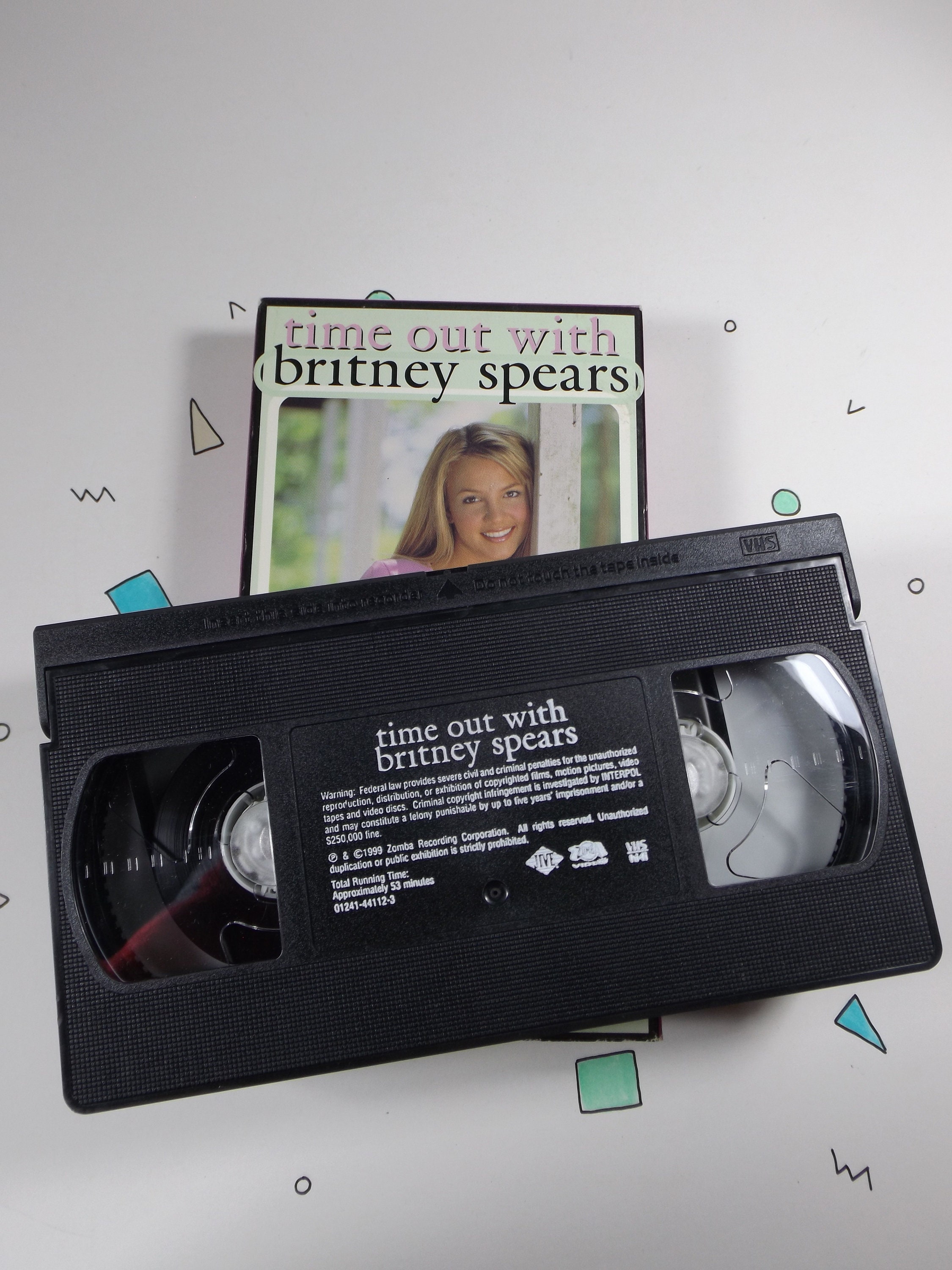Time Out With Britney Spears Vhs 1999 RARE Vintage VHS Tapes - Etsy