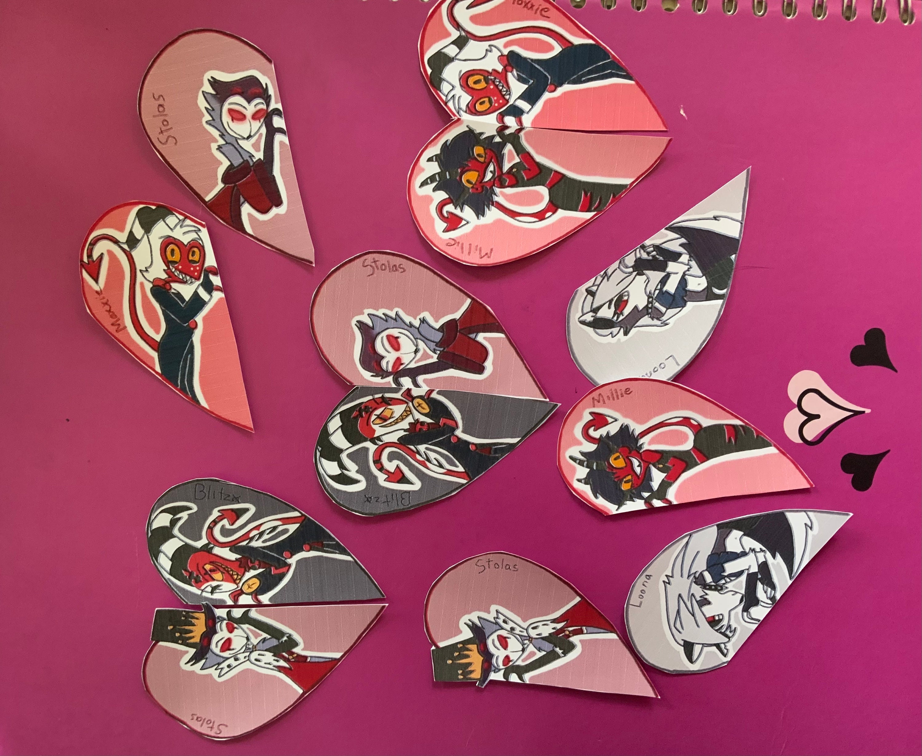 Helluva Boss Shipping Stickers - Etsy