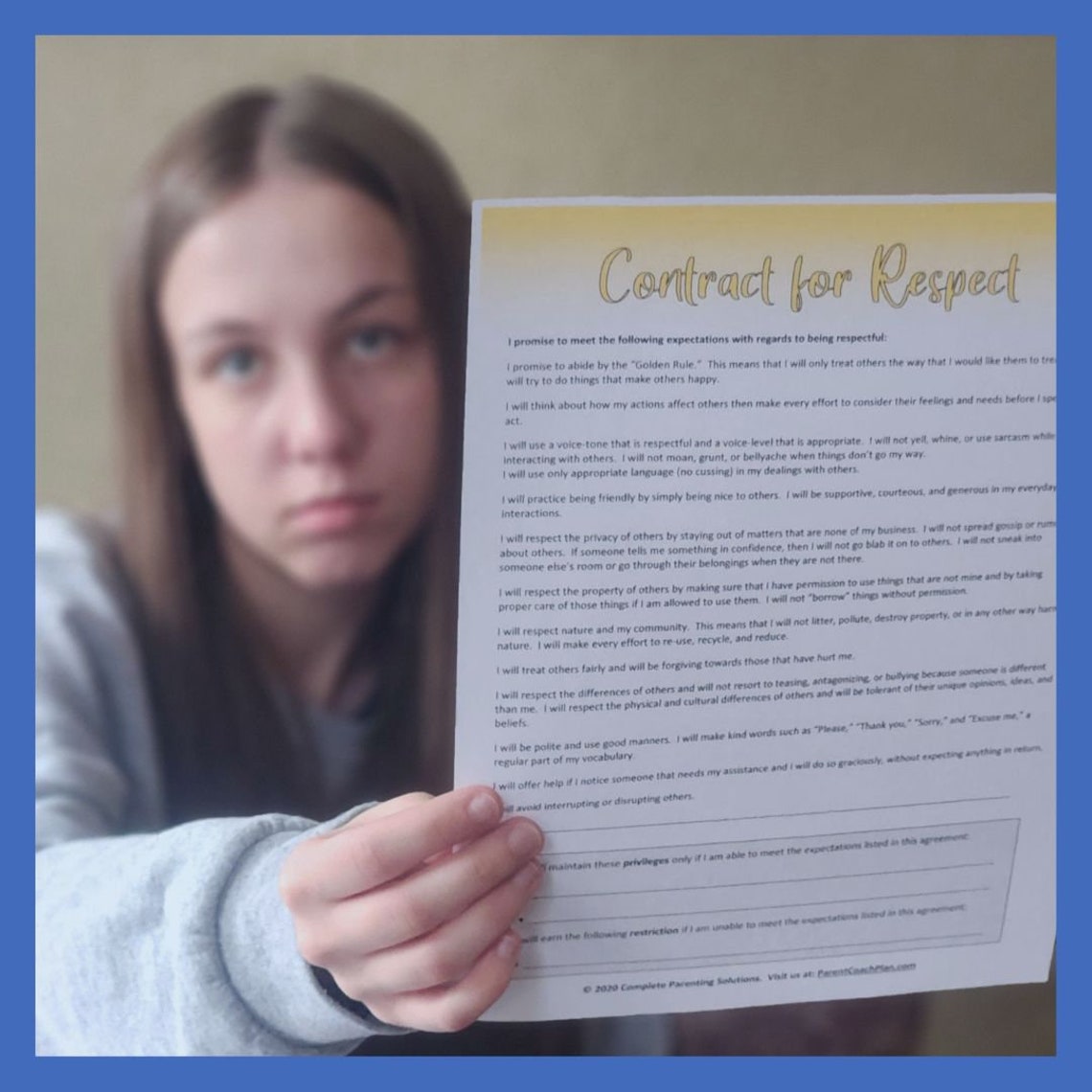 Child & Teen Behavior Contracts Package | Parent-child Contract | Contract for Teenager ...