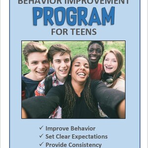 Parenting Teen Behavior Program W/ Chart - Etsy