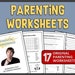 Parenting Worksheets for Parents - Etsy