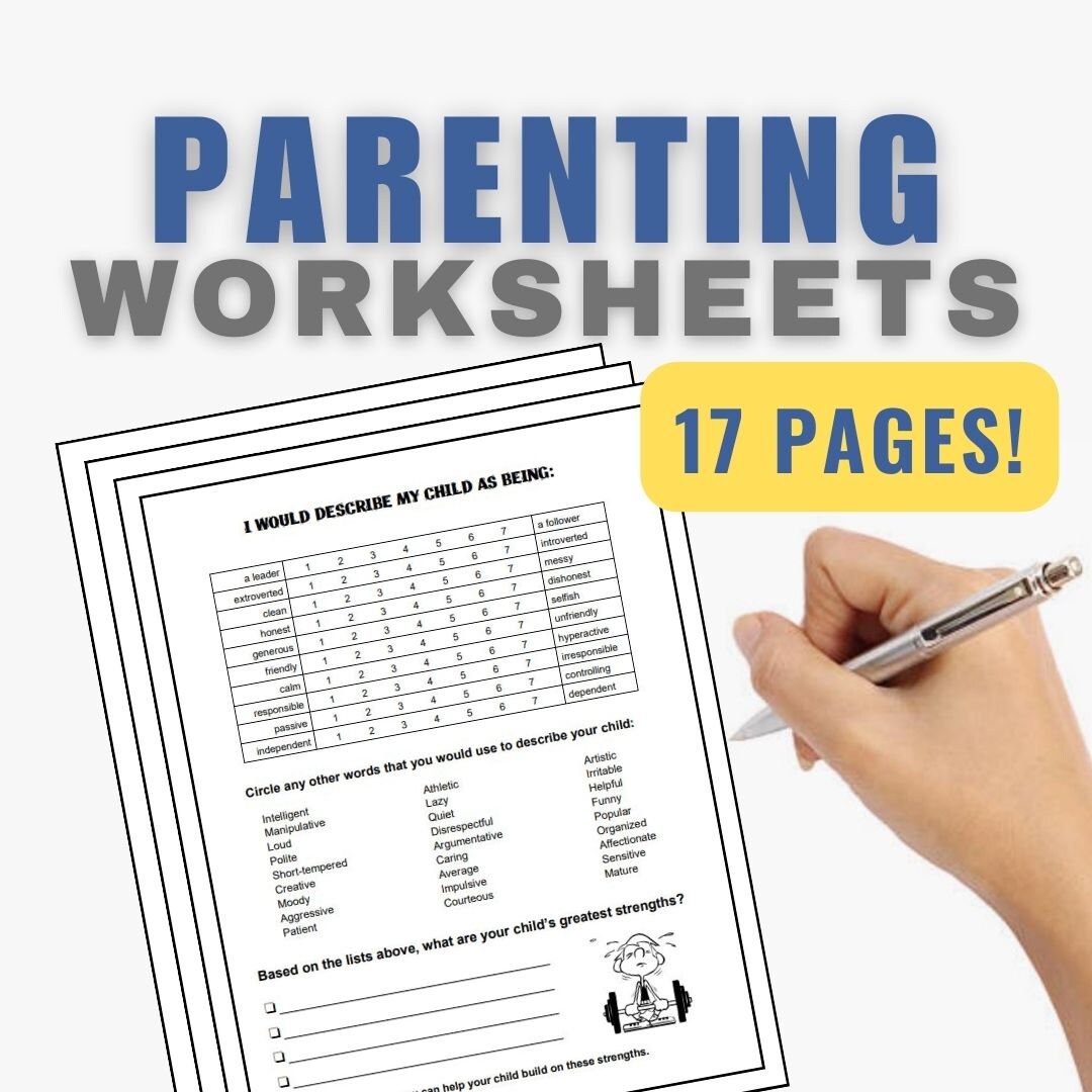 Parenting Worksheets For Adults
