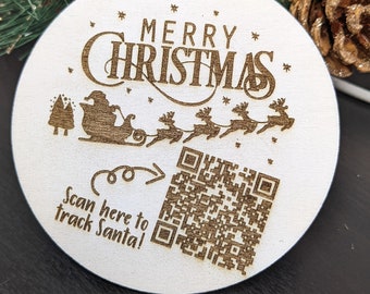 Qr Code Santa Tracking - Etsy