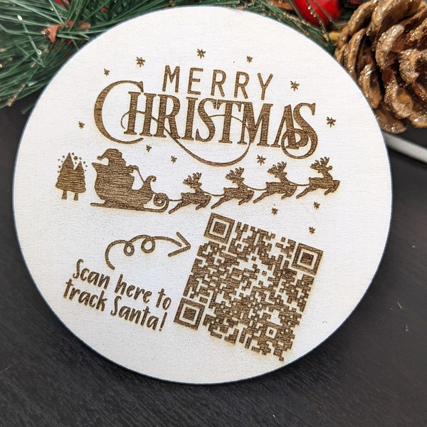 Santa Tracker Qr Code - Etsy