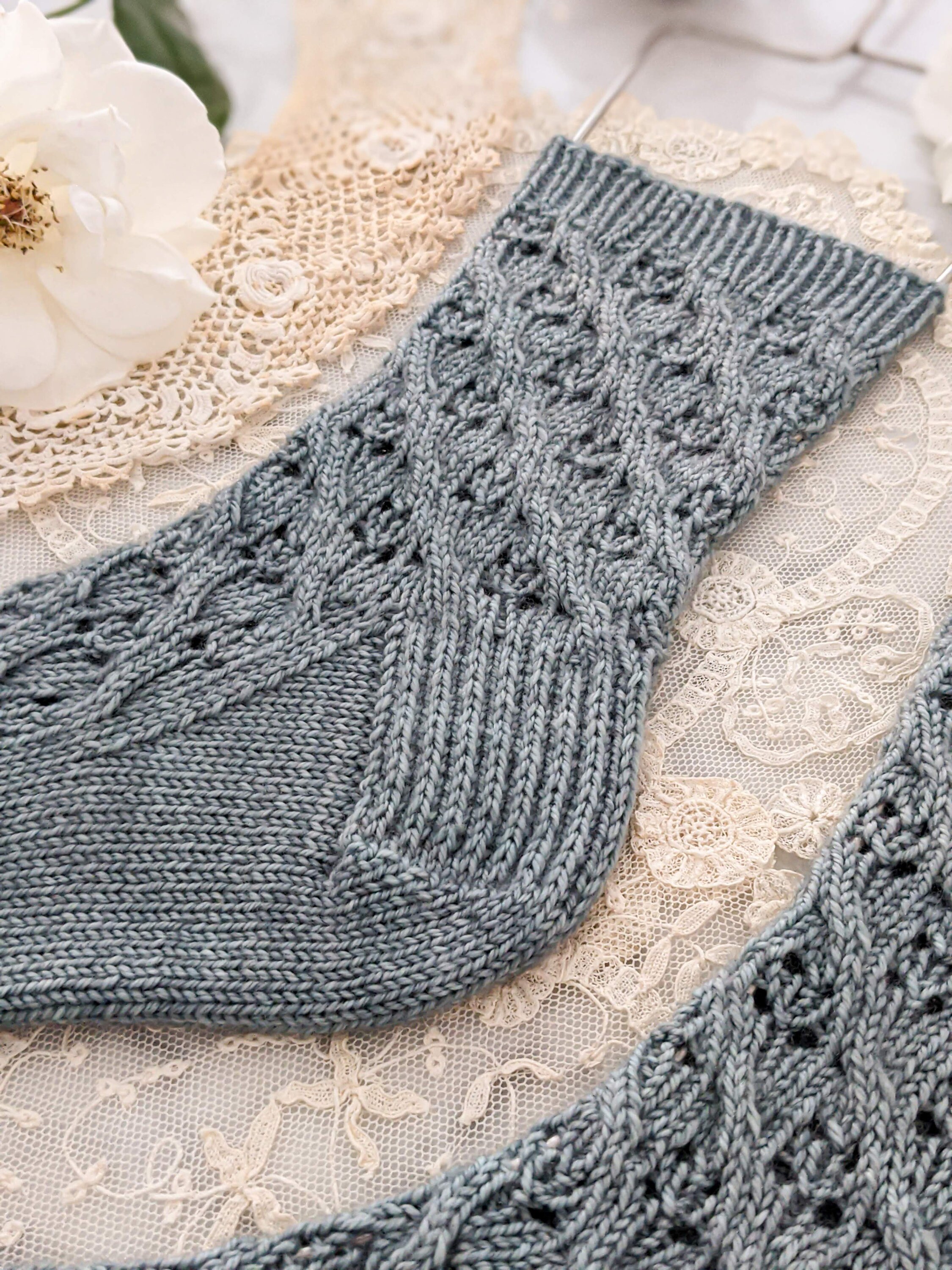 Knitting Pattern: Gladdening Socks / Textured Socks Knitting Pattern ...