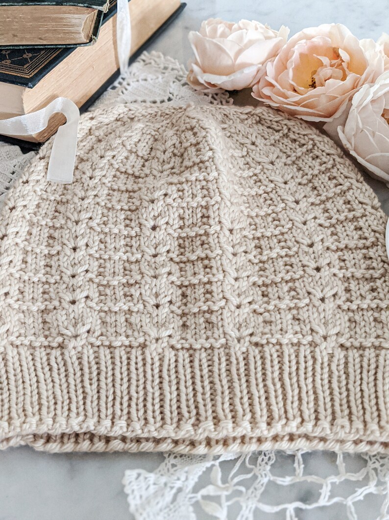 Knitting Pattern: Gingersnap Hat / Hat Knitting Pattern/ Textured Hat ...