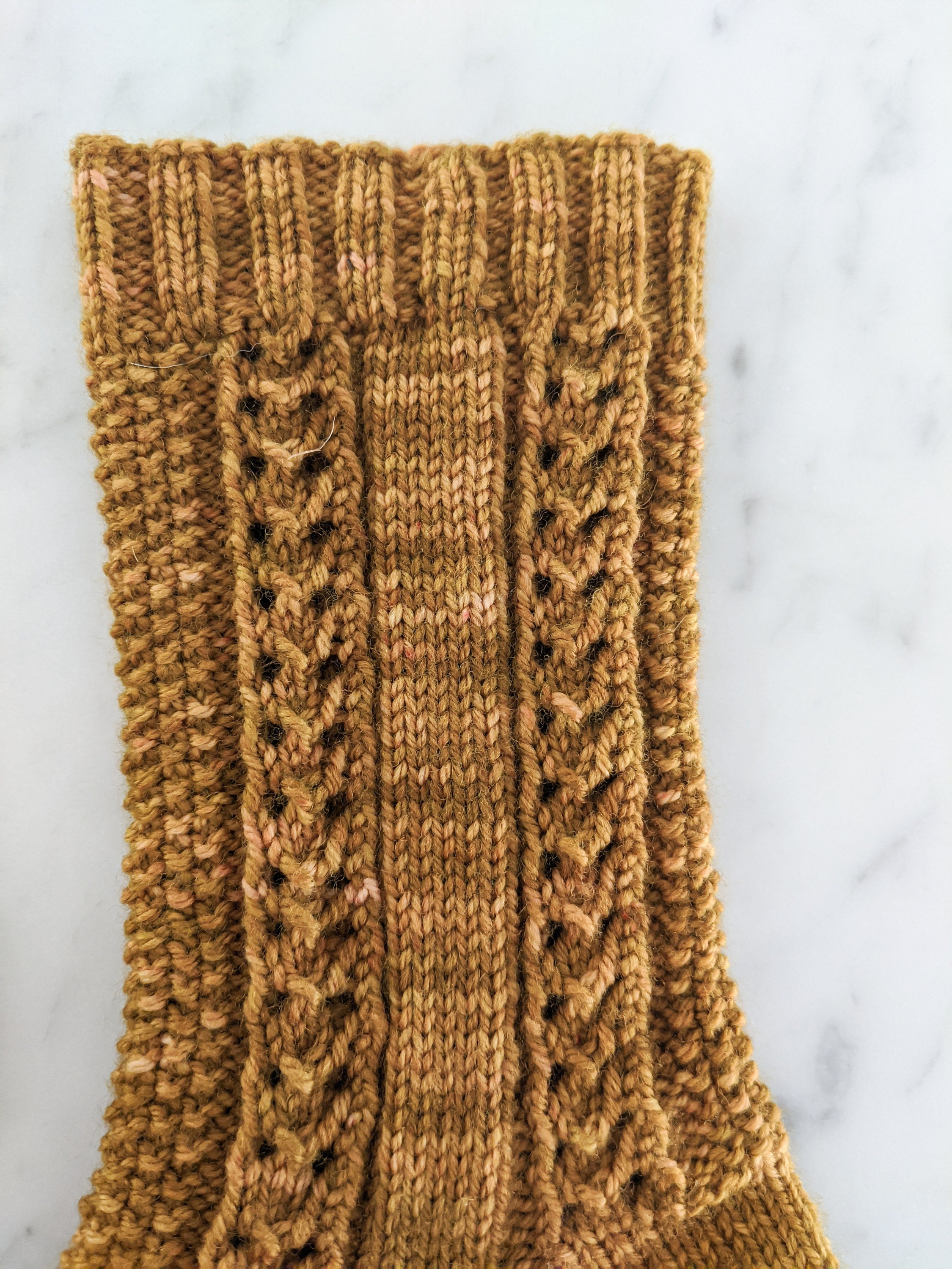Knitting Pattern: Creme Brulee Socks / Textured Sock Knitting Pattern ...