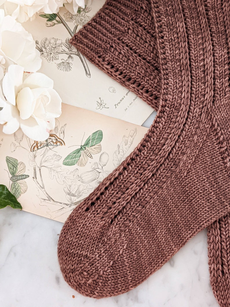 Knitting Pattern: Parnassian Socks / Textured Socks Knitting Pattern ...