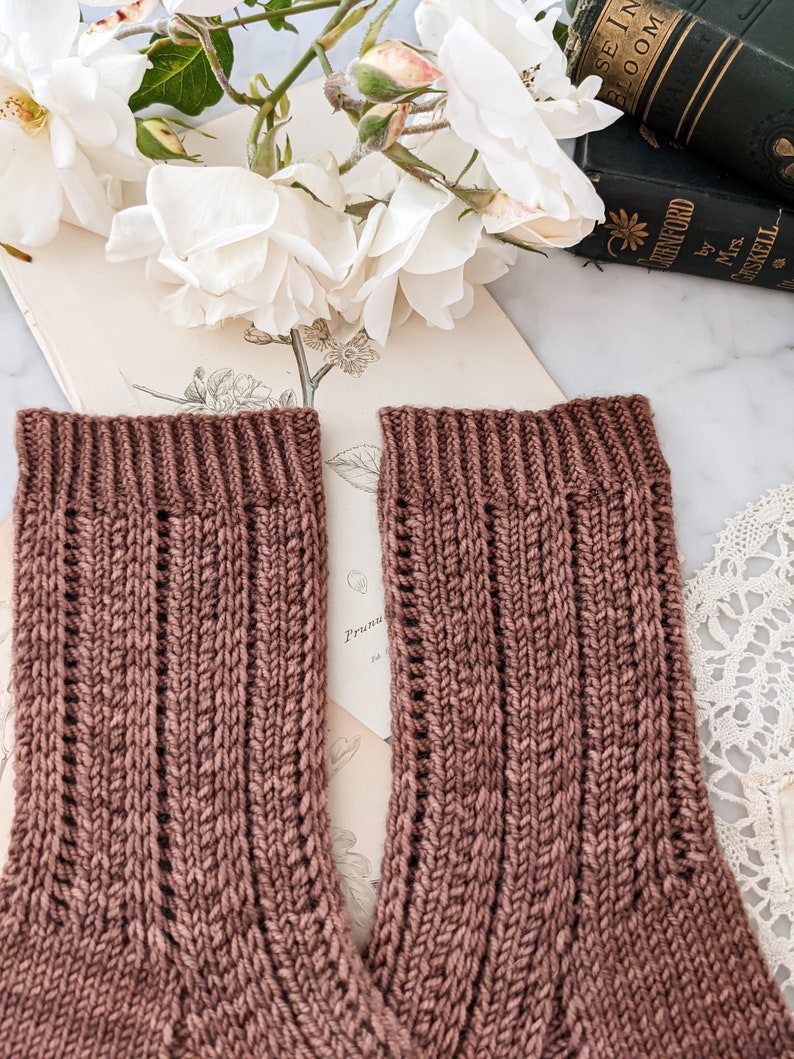 Knitting Pattern: Parnassian Socks / Textured Socks Knitting Pattern ...