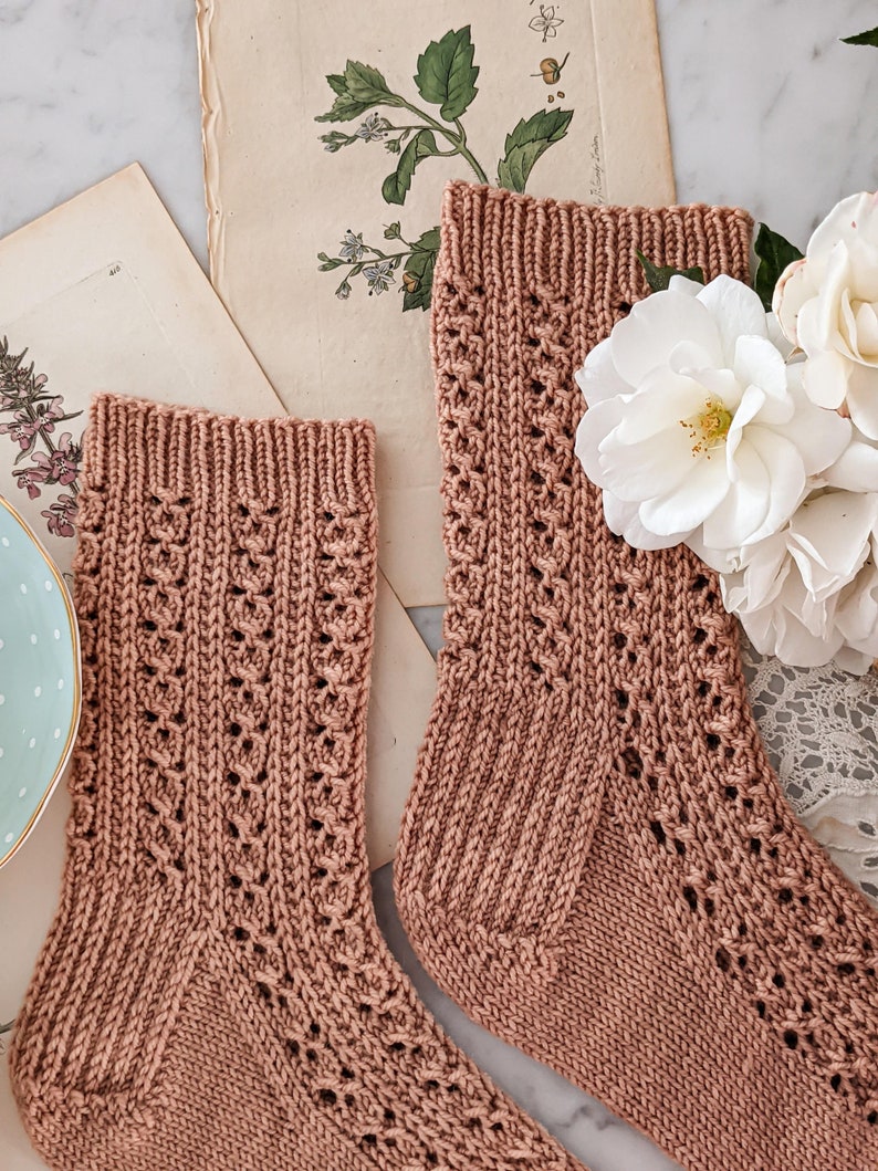 Knitting Pattern: Bricolage Socks / Textured Socks Knitting Pattern ...