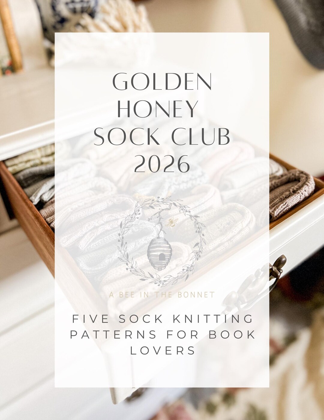 Knitting Patterns: the Golden Honey Sock Club 2026 - Etsy