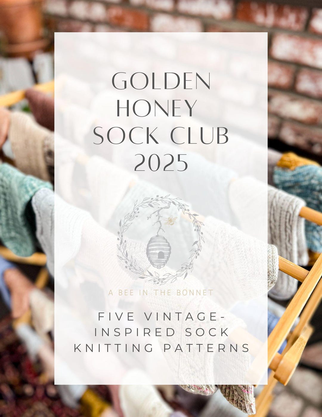 Knitting Patterns: the Golden Honey Sock Club 2025 - Etsy