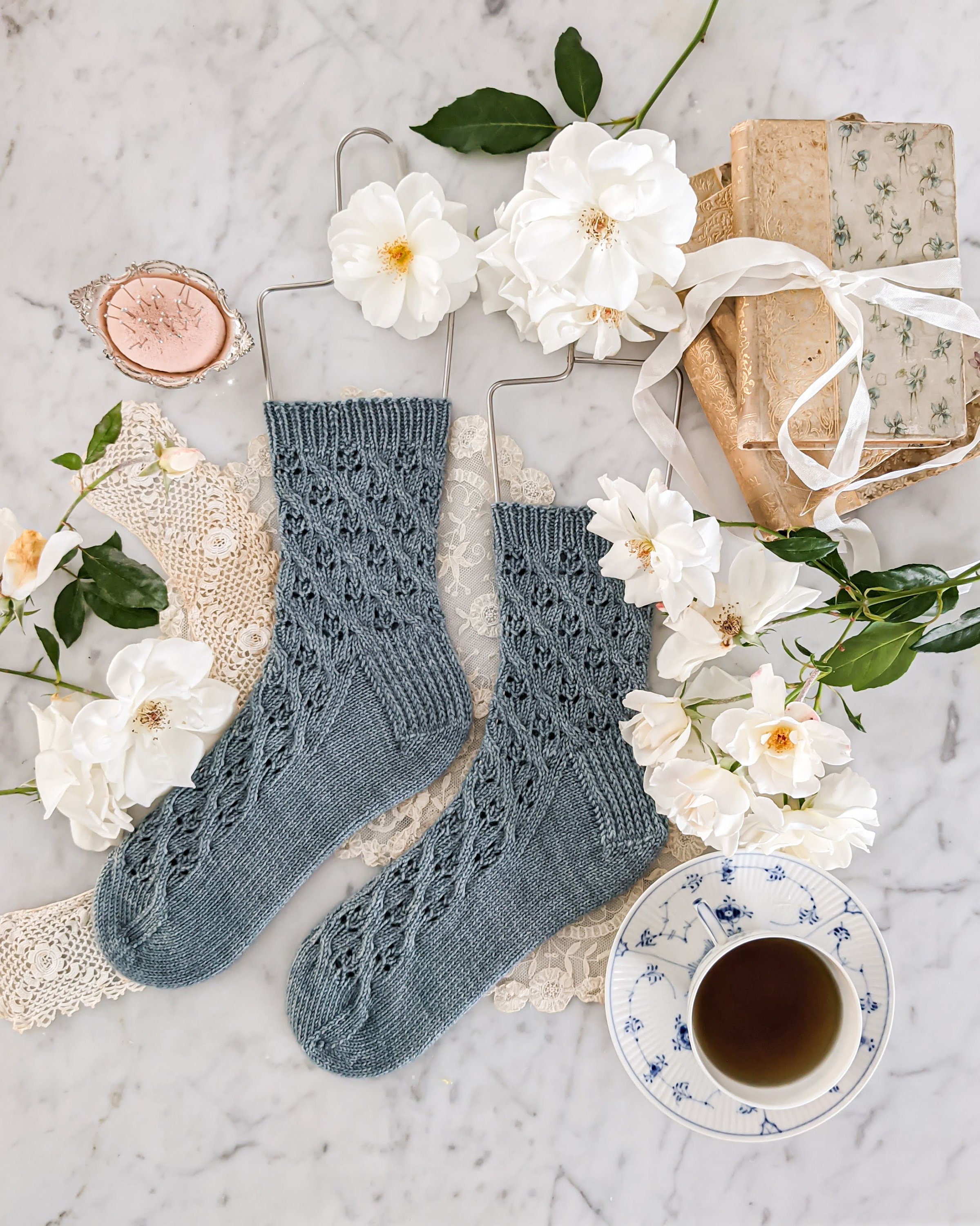 Knitting Pattern: Gladdening Socks / Textured Socks Knitting Pattern ...