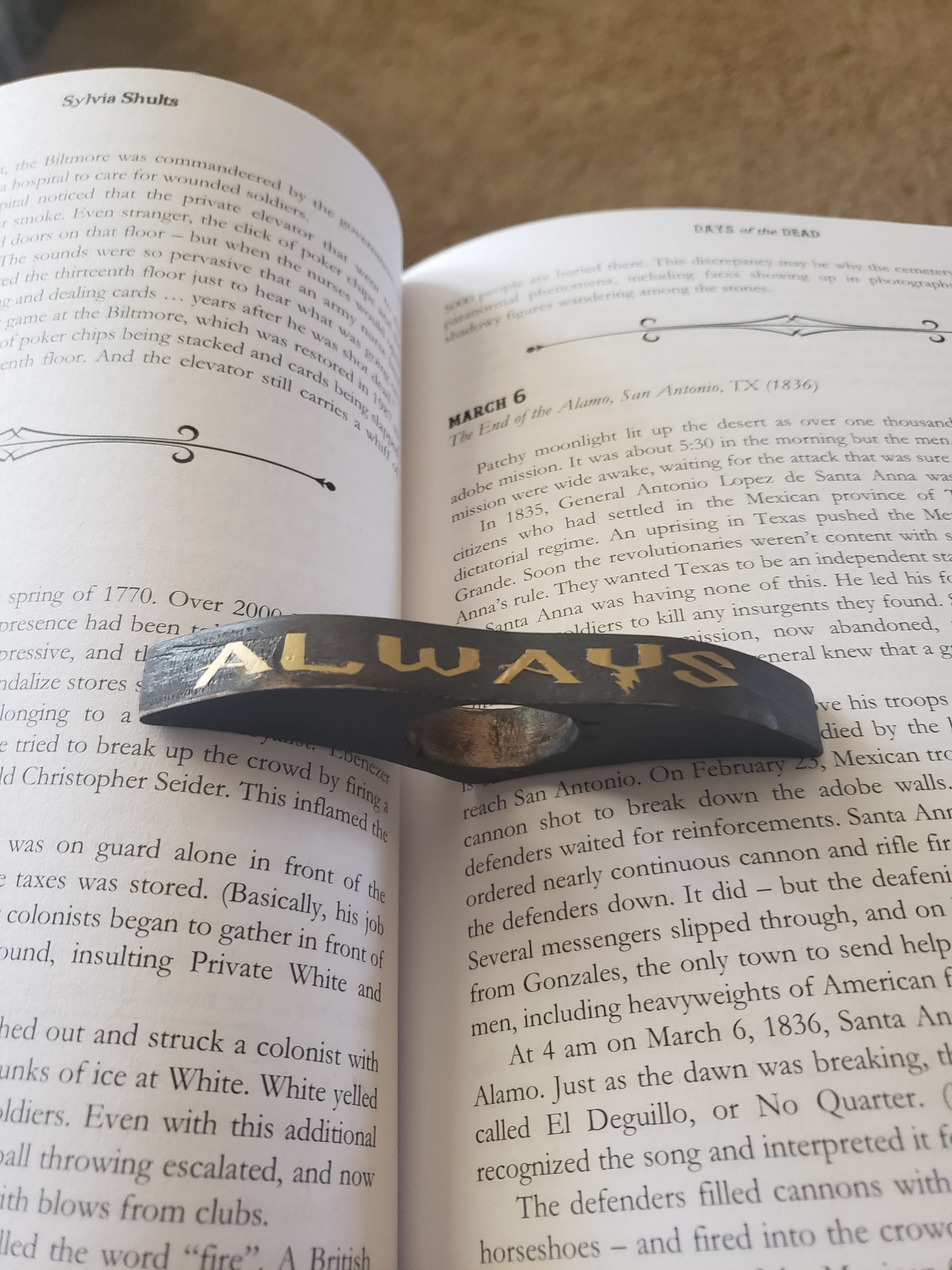 Thumb Book Page Holder, Harry Potter Inspired Always Thumb Reader - Etsy