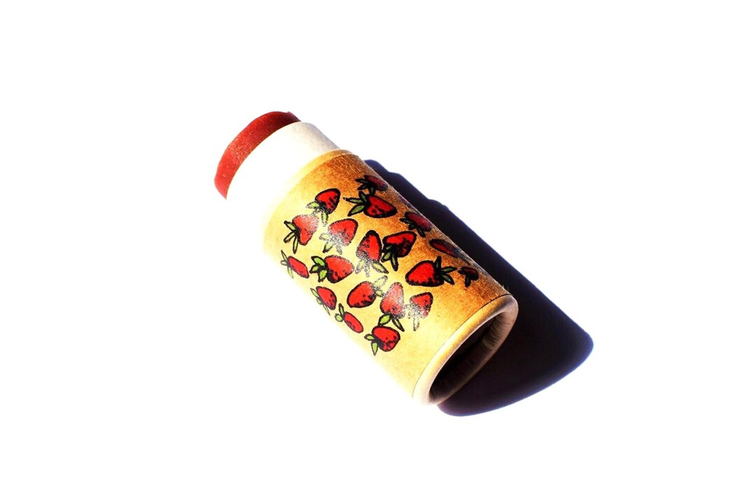 Strawberry Lip Balm. Ultra Natural Fruity Makeup Made With Real ...