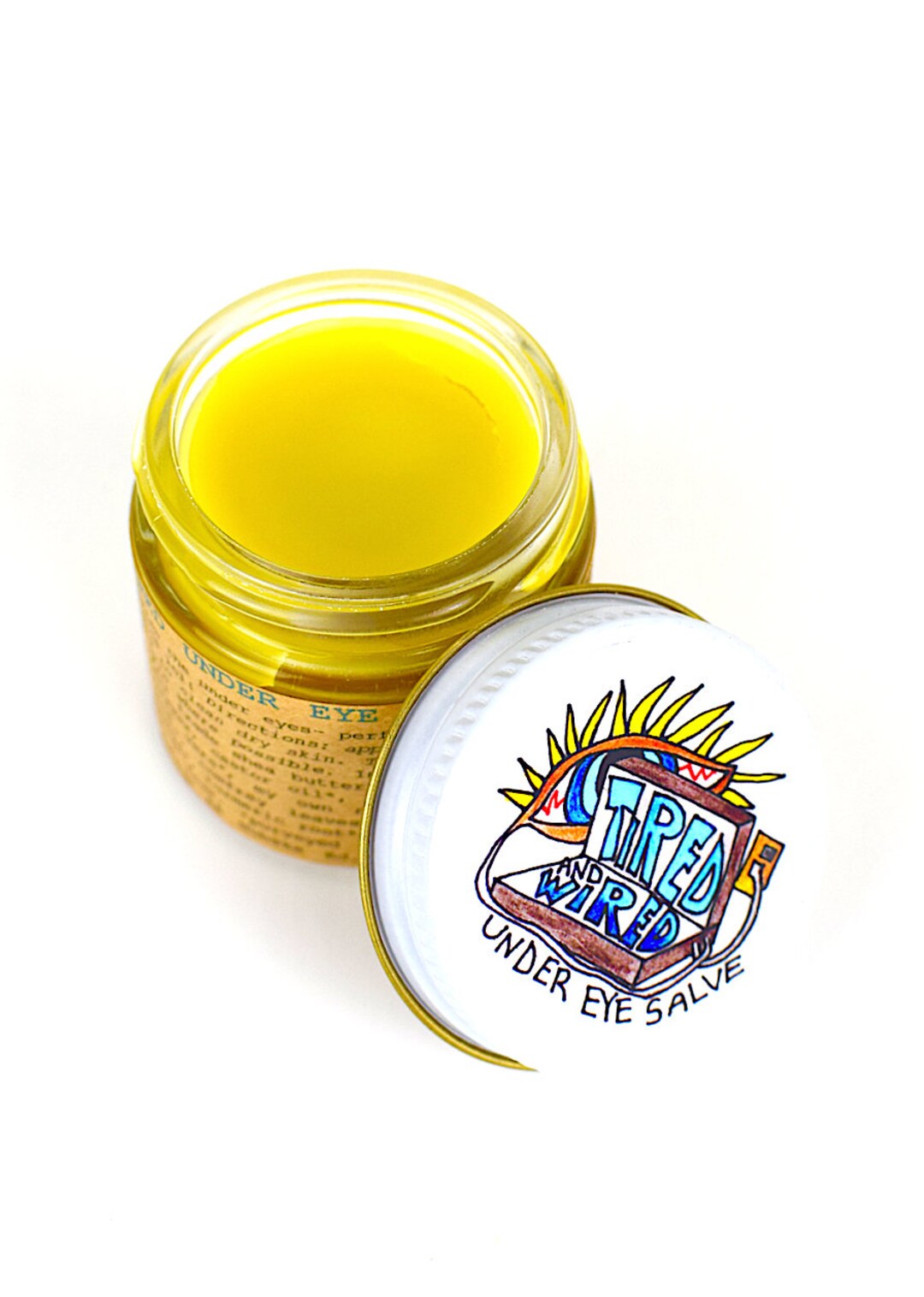 Tired + Wired Under Eye Salve . Plant Infused Face Moisturizer for ...