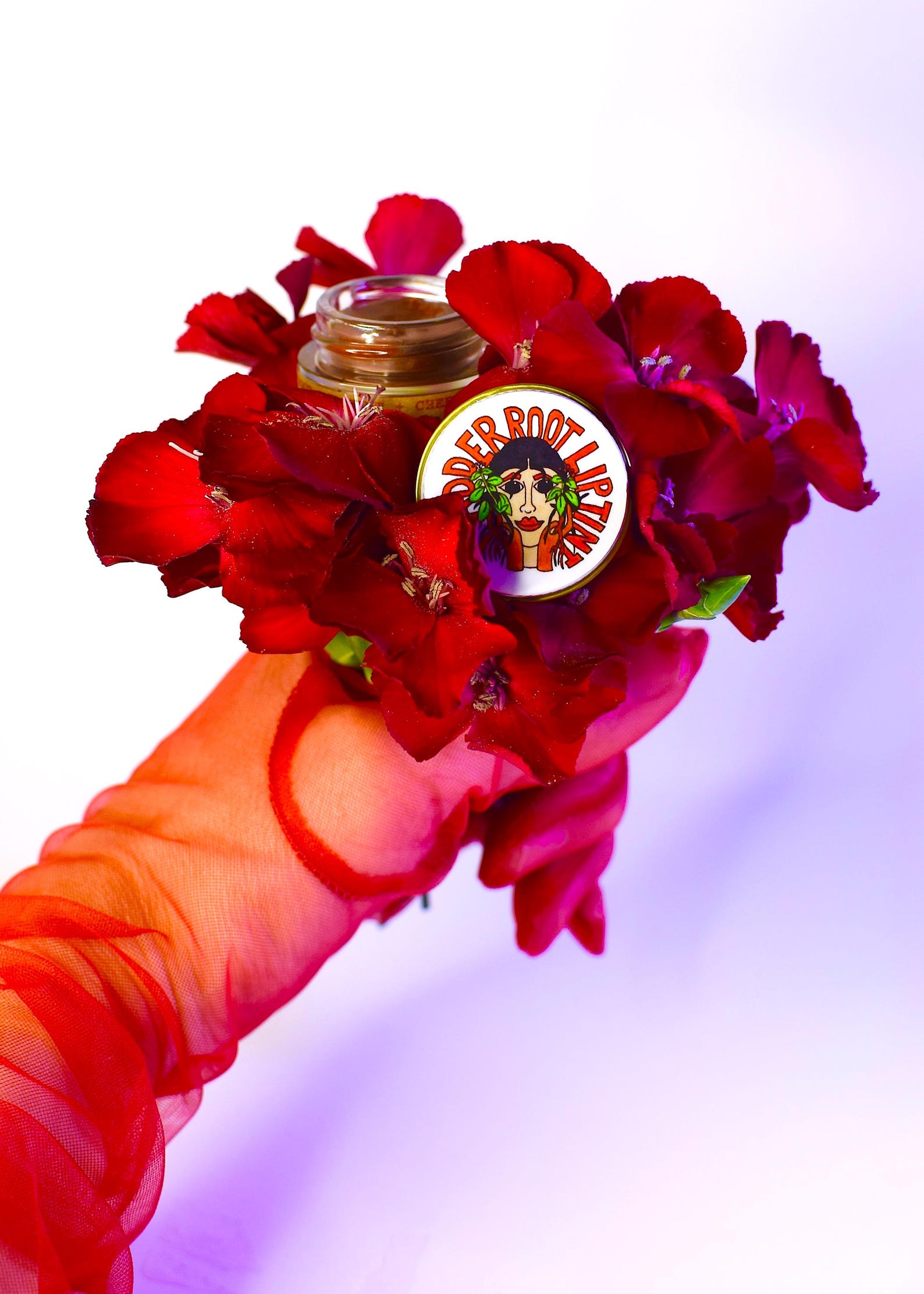 Madder Root Lip Tint . Botanical Plant Makeup Red Tinted Lip Balm - Etsy