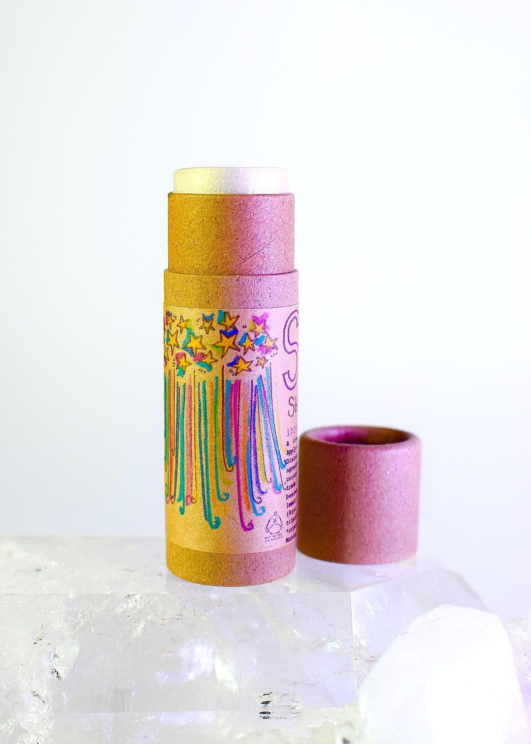 Starlight Shimmer Stick . Plant Based Creamy Golden Highlighting Plant ...