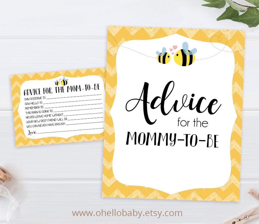 Printable Bumble Bee Baby Shower Games Yellow Baby Shower - Etsy