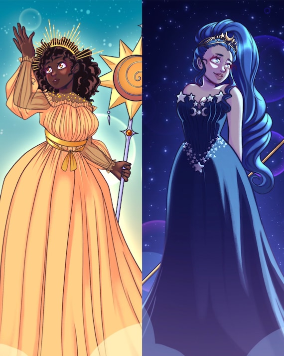Goddess Of The Sun And Moon