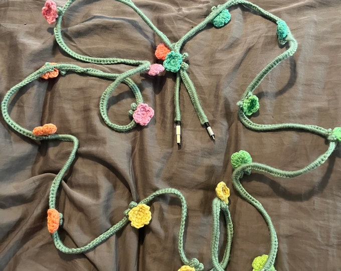 Crochet Phone Charger Crochet Leaf Vine Phone Charger - Etsy