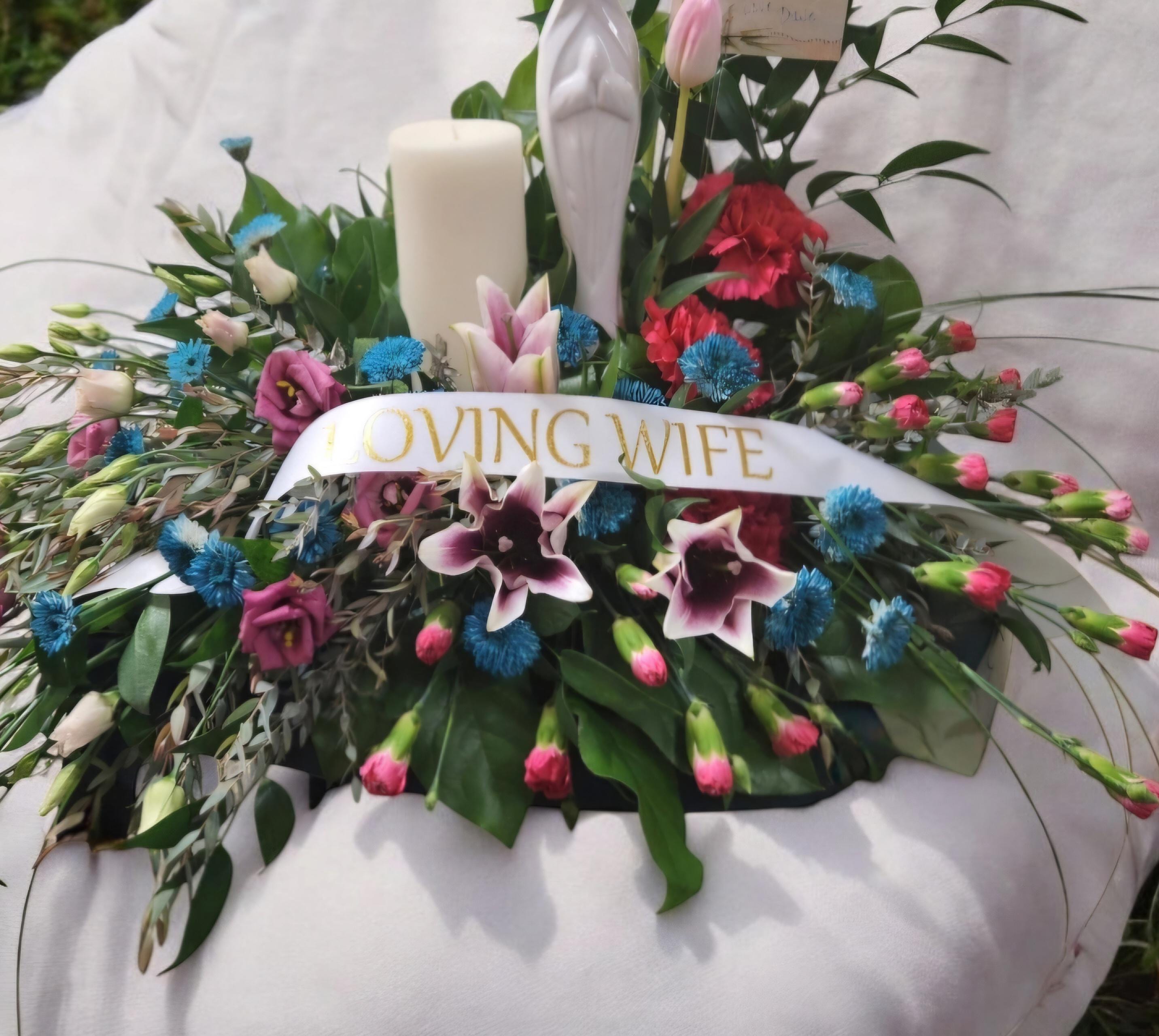 Personalized Memorial Ribbon: Custom Sympathy Banner, Funeral Sash - Etsy