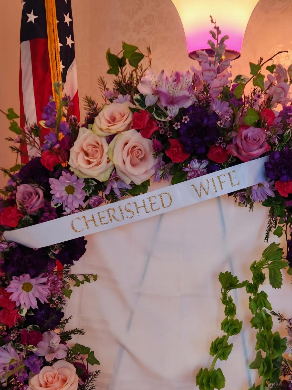 Memorial Ribbon for Funeral ~ Custom Personalized Sympathy Ribbon ...