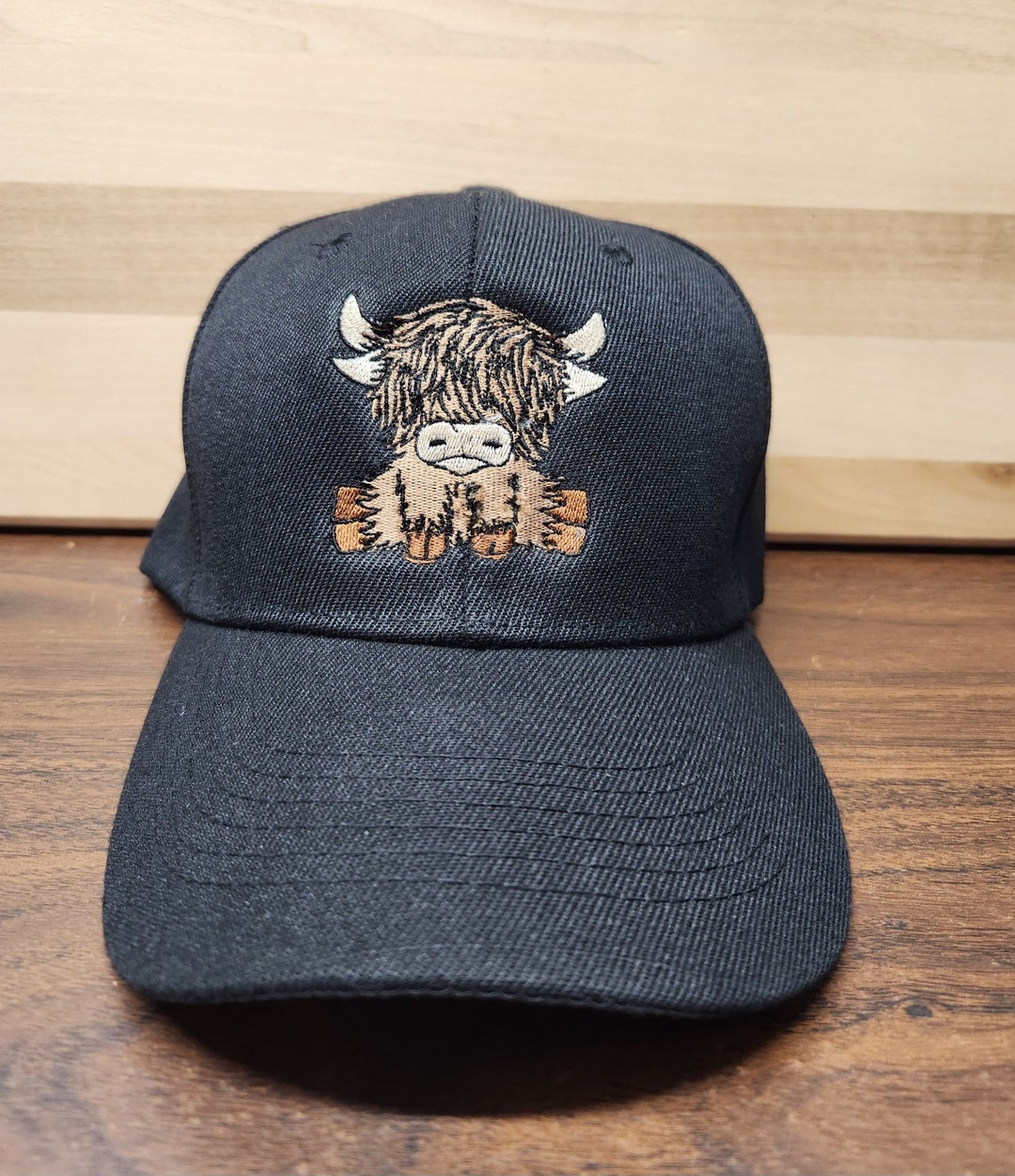 Highland Cow Adult Ball Cap - Bovine Cow Hat - Etsy