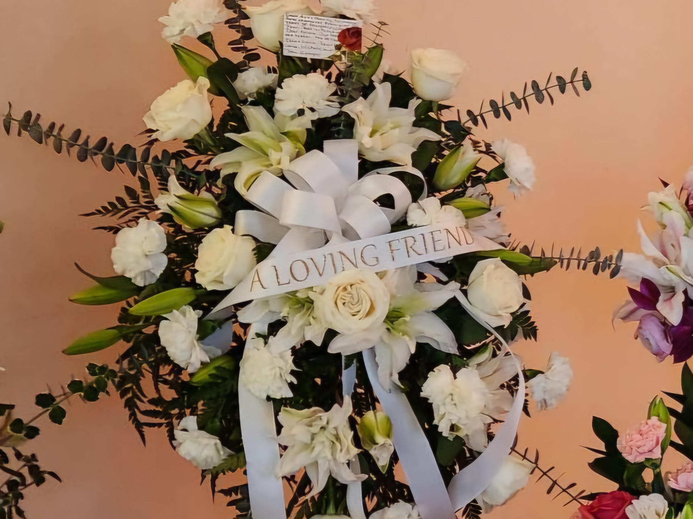 Personalized Memorial Ribbon: Custom Sympathy Banner, Funeral Sash - Etsy