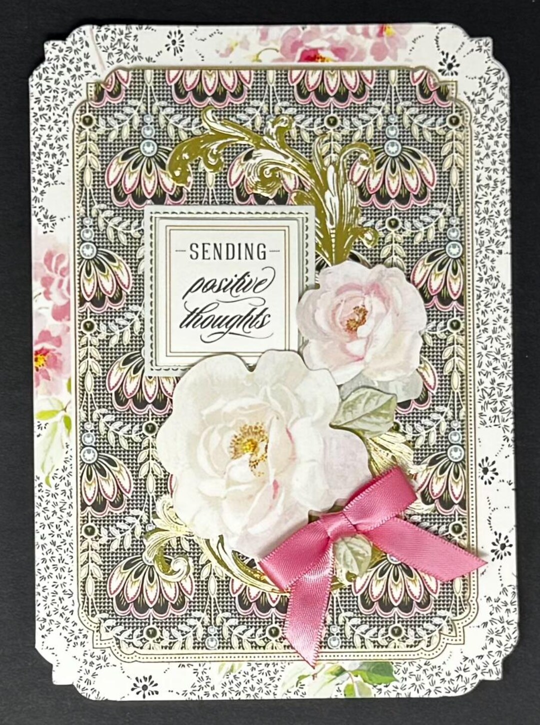 Decorative Corner 5x7 Handmade Encouragement Sending Positive Thoughts ...